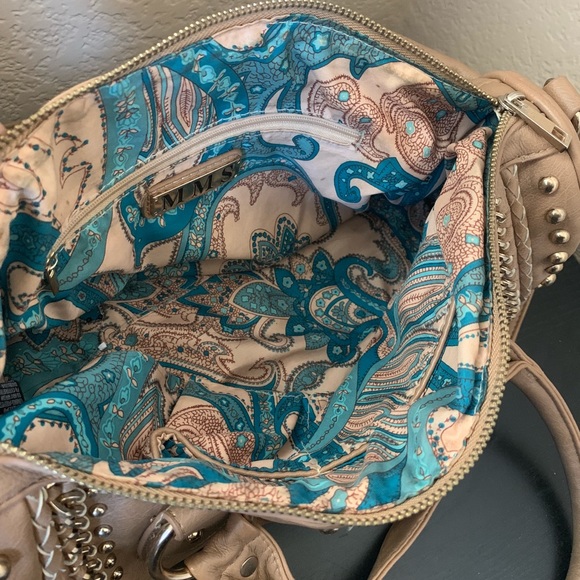 MMS Design Studio | Bags | Brown And Gold Studded Purse By Mms | Poshmark